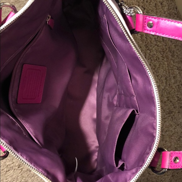 Coach | Bags | Coach Daisy Spectacular Purple Leather Emma Tote | Poshmark